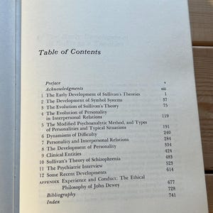 1970 Psychoanalysis and Interpersonal Psychiatry the Contributions of ...