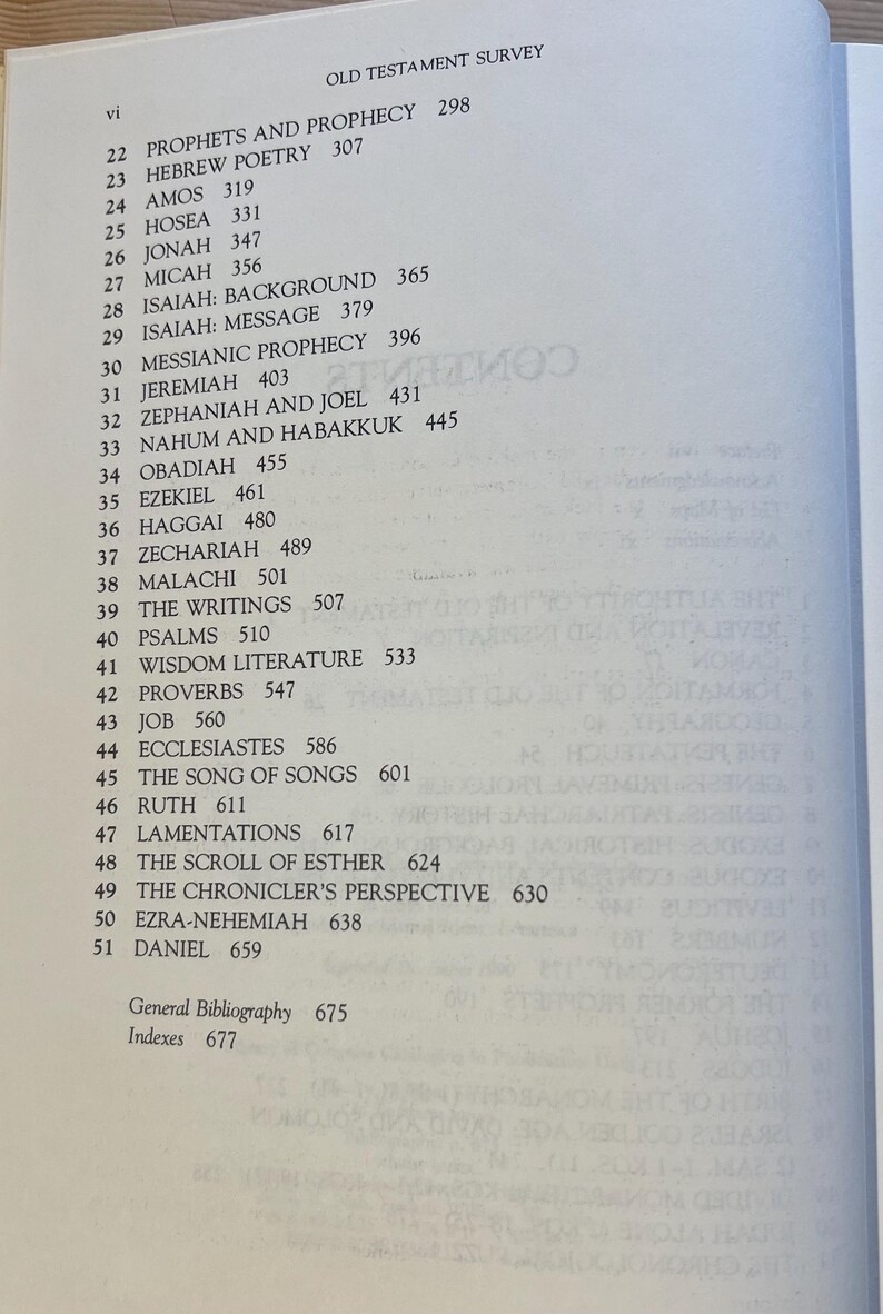 1990 Old Testament Survey the Message, Form and Background of the Old ...