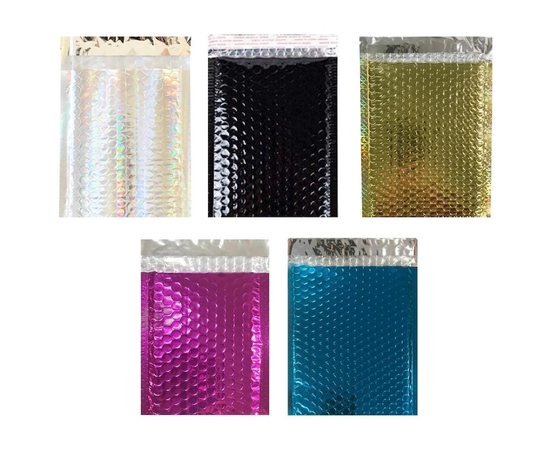 6 X 10 Metallic Bubble Mailers: 20 Pack | Small Business Bubbles ...