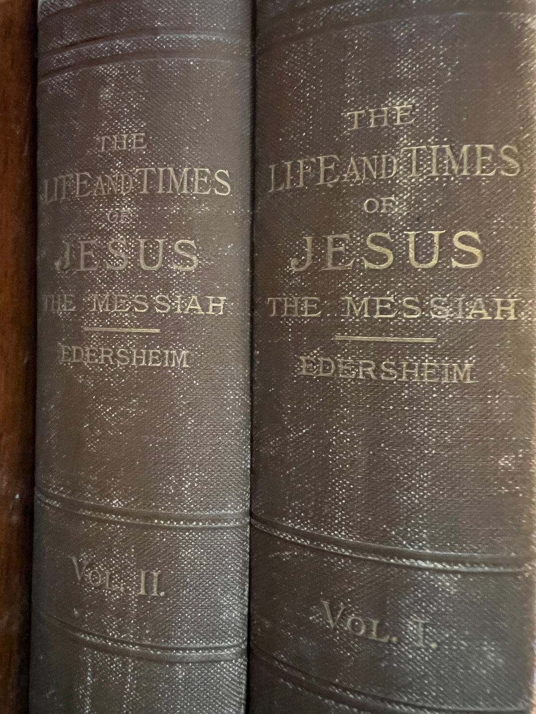 1886 the Life and Times of Jesus Christ the Messiah | Volume 1 and 2 ...