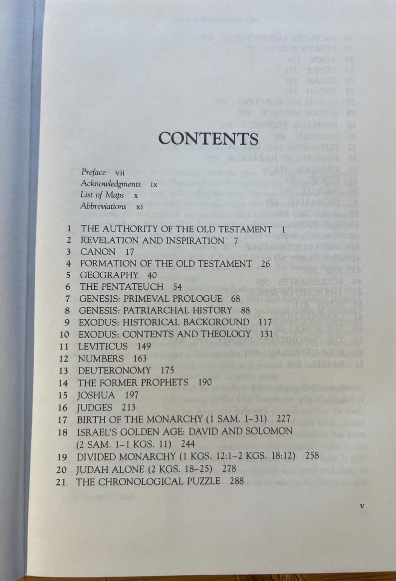 1990 Old Testament Survey the Message, Form and Background of the Old ...