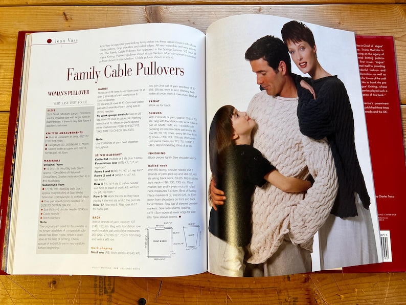 1998 Vogue Knitting Designer Knits the Butterick Publishing Company ...