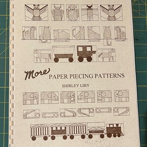 1994 More Paper Piecing Patterns by Shirley Liby Indiana Hearts & Hands ...