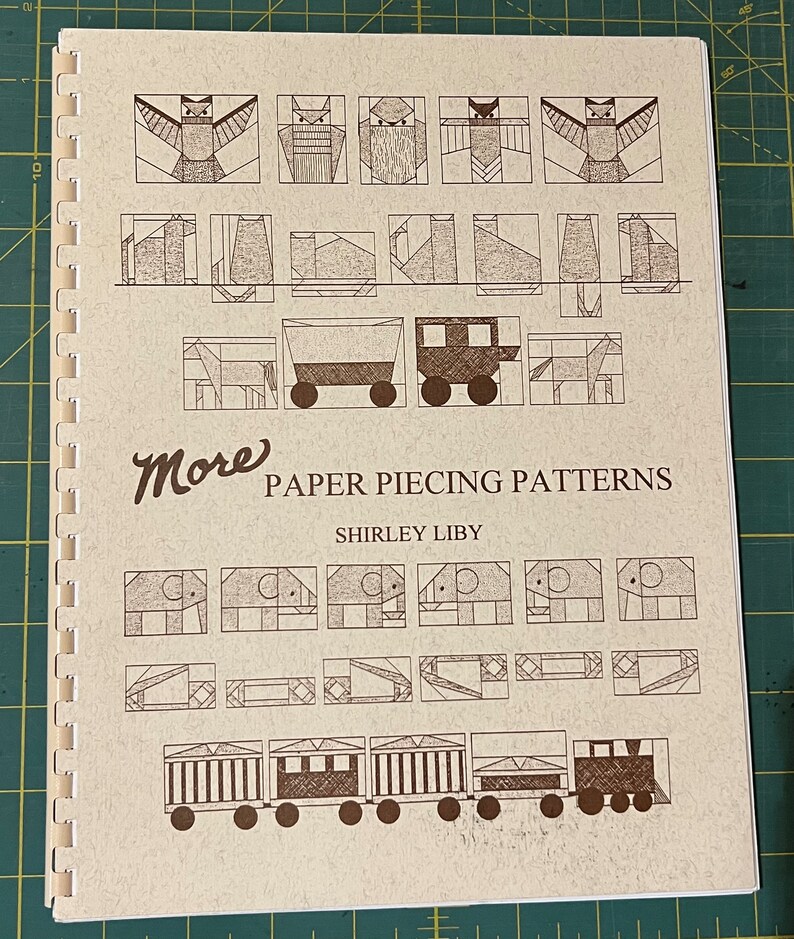 1994 More Paper Piecing Patterns by Shirley Liby Indiana Hearts & Hands ...