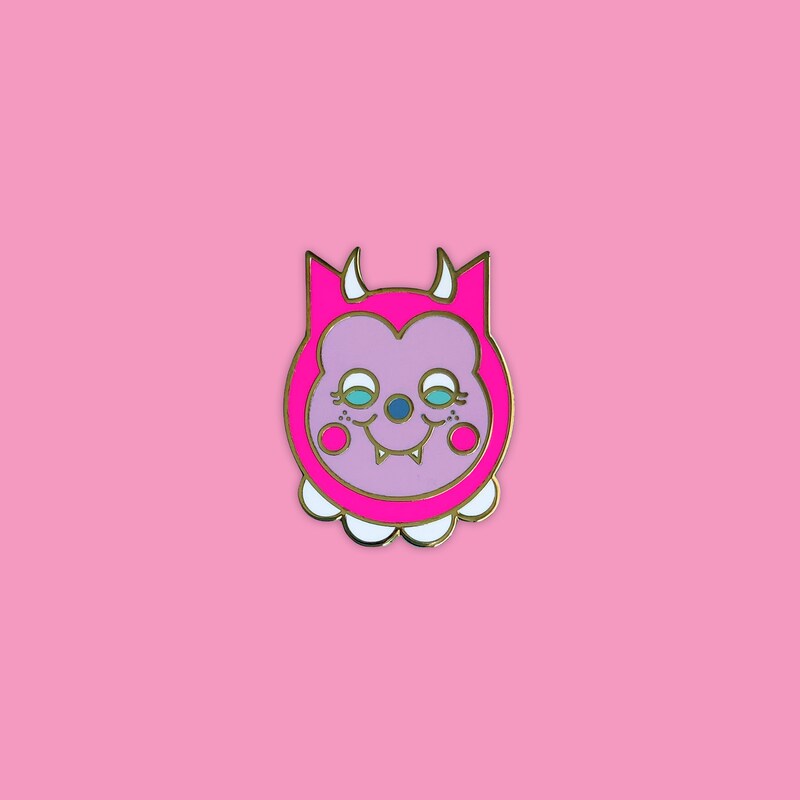 Devil Pin - Etsy