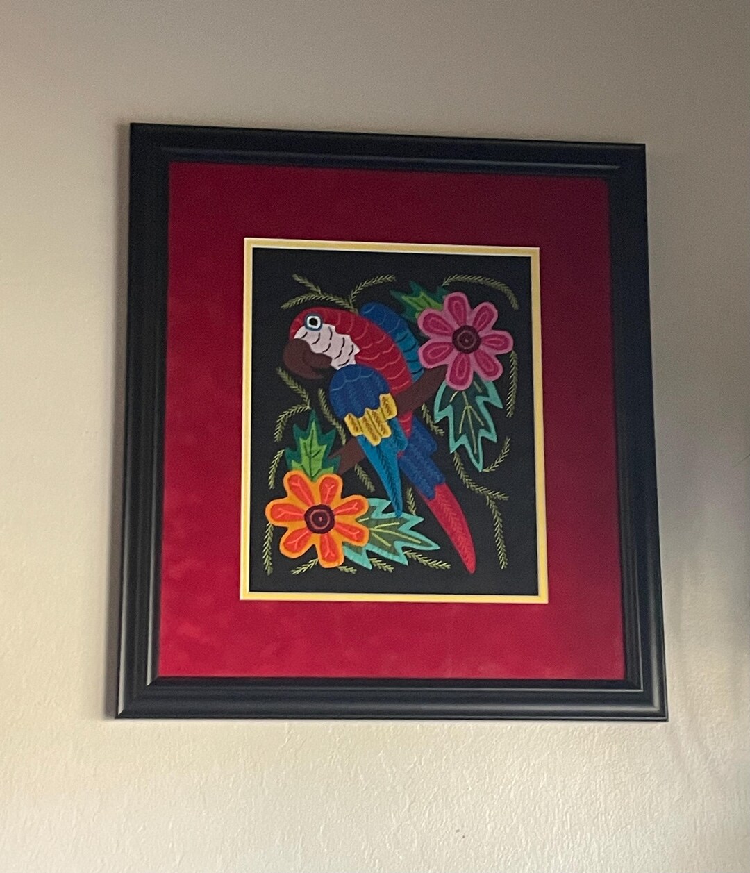 Vintage Folk Art “the Molas of the Kuna Culture- Panama- Texture Wall ...