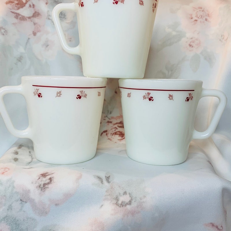 Rose Pyrex - Etsy