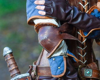 Witcher LARP Armour Shoulder Leather Armor | Etsy