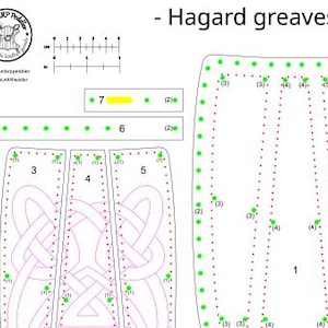 Viking Leather Greaves PDF Template With Instructions - Etsy