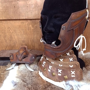 Leather Samurai Mask Pattern PDF Samurai Witcher LARP Roleplay Menpo Do ...