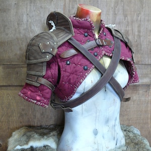 DIY Leather Armor Pattern: Female Witcher Cuirass - LARP Medieval ...