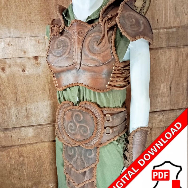 Wood Elf Leather Pattern - Etsy