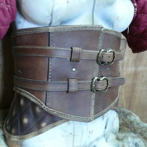 Leather Woman Kidney Belt Armor Pattern PDF Female Witcher LARP ...
