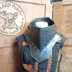Leather Medieval Gorget Armor PDF Pattern With Instructions - Etsy