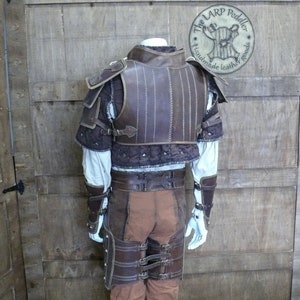 DIY Leather Armor Pattern for Male Witcher LARP Roleplay - Medieval ...