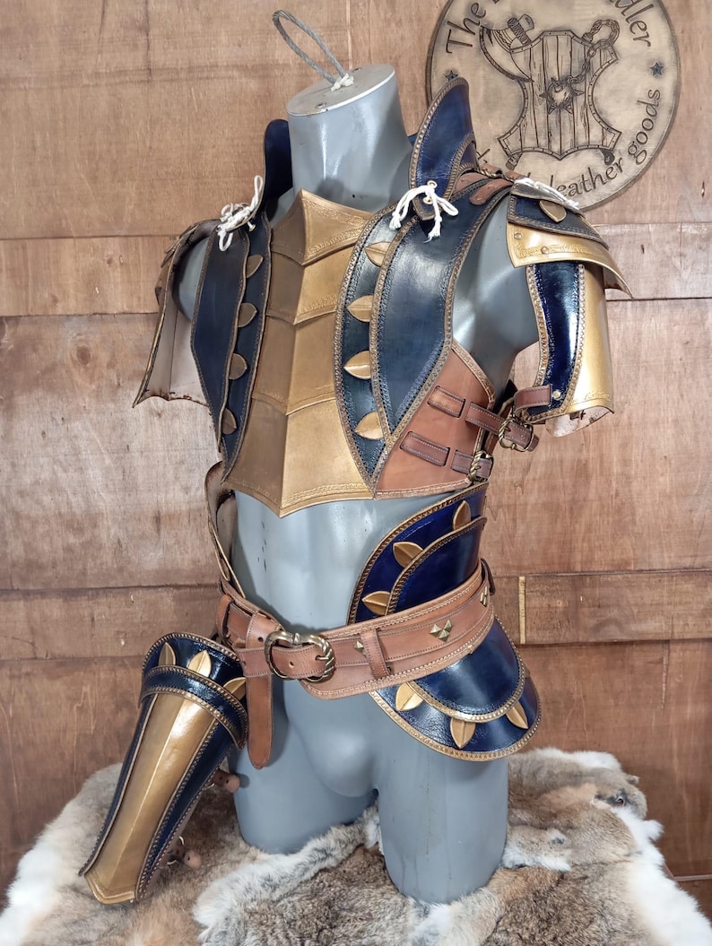 Leather Warlock Armor Cuirass Pattern: Dnd LARP Mage Chest (PDF ...