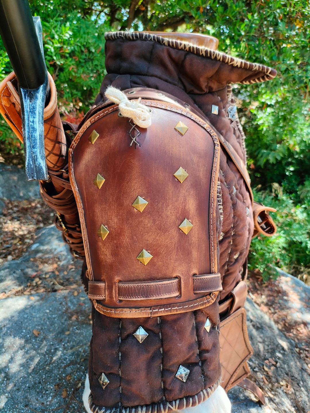 Witcher LARP Armour Shoulder Leather Armor - Etsy