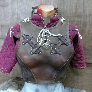 DIY Leather Armor Pattern: Female Witcher Cuirass - LARP Medieval ...