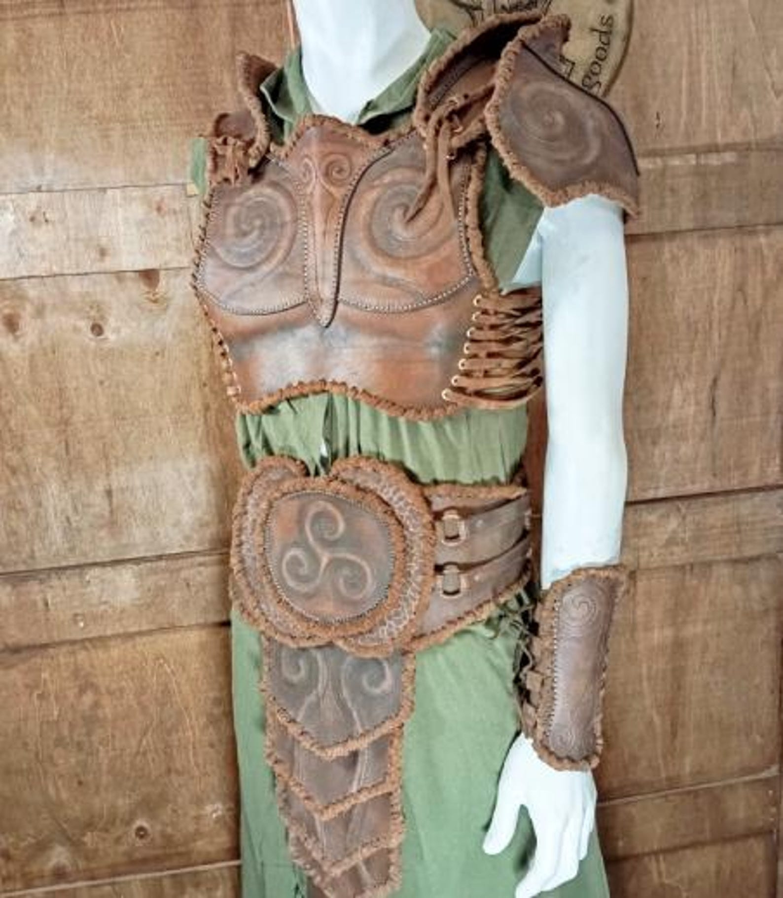 Leather Druid Kidney Belt Armor Pattern: DIY LARP Costume (PDF) - Etsy