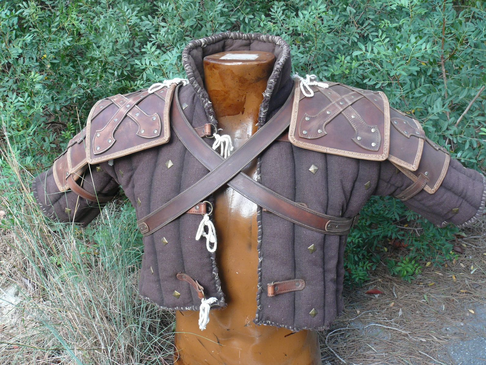 Leather Shoulder Armor Pattern PDF Witcher LARP Roleplay Medieval Do It ...