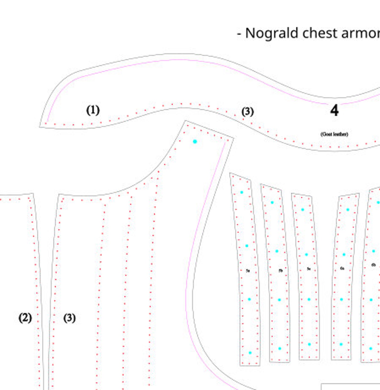 Leather Chest Armor Template PDF for LARP With Instructions - Etsy