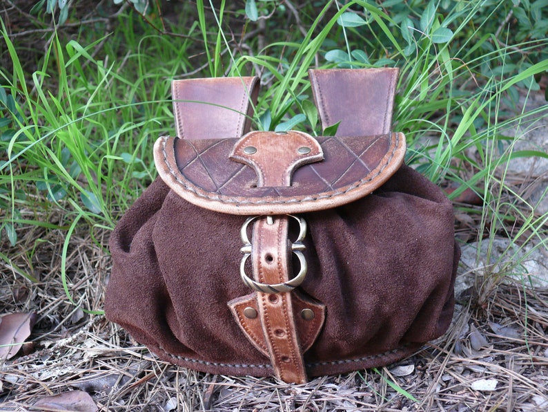 Leather Bag Pattern PDF Sporran Pouch LARP Roleplay Medieval Do It ...