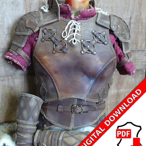 Armour Leather Template - Etsy