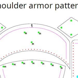 Leather Shoulder Armor Pattern PDF Female Witcher LARP Roleplay ...