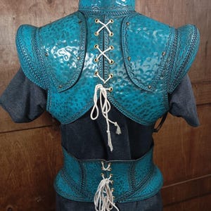 Leather Shoulder Armor Pattern PDF Female Witcher LARP Roleplay ...
