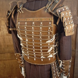 Leather Samurai Armor Pattern PDF Ronin Armor LARP Roleplay Medieval Do ...