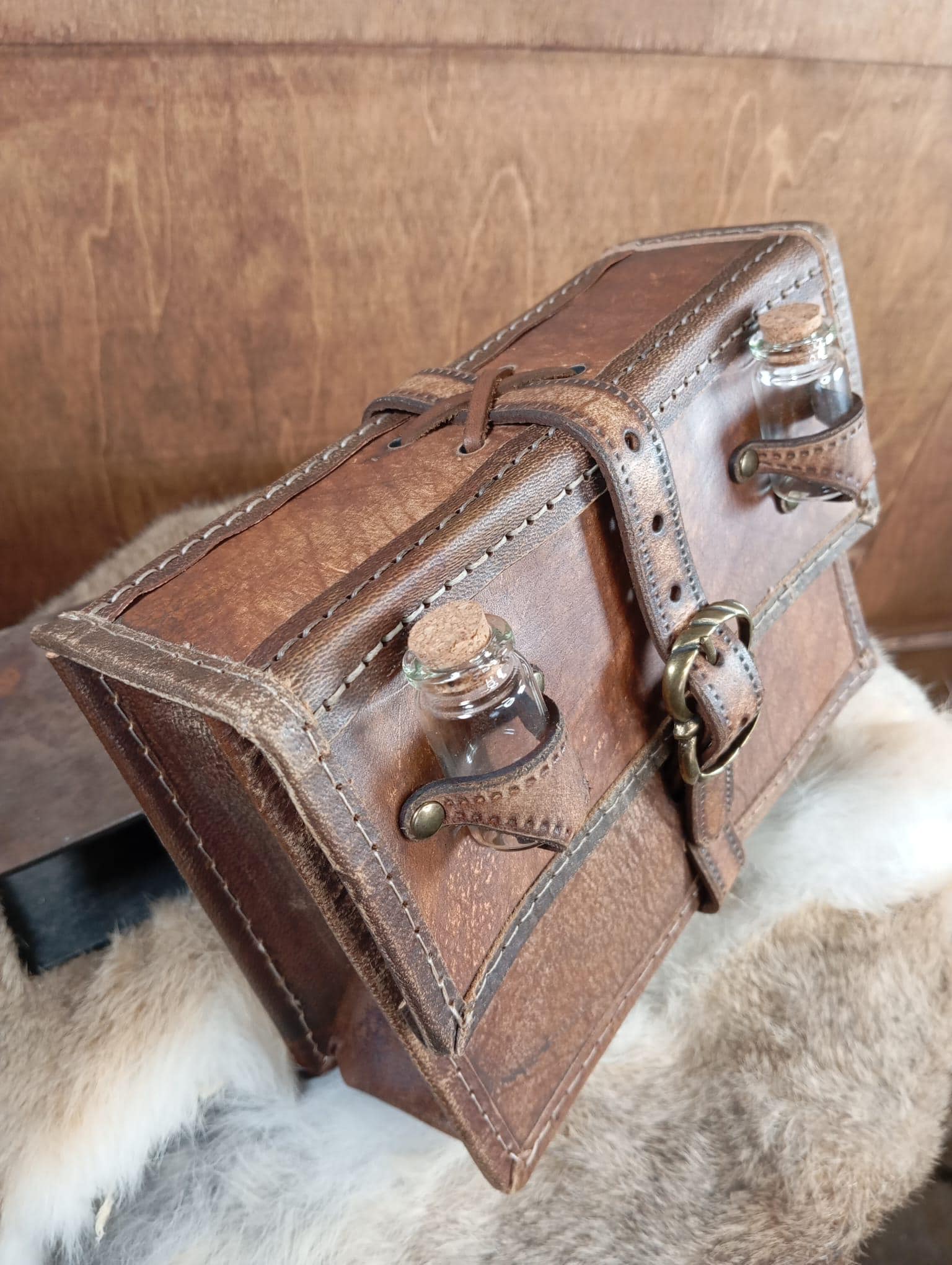 Leather Alchemist Bag Pattern PDF Potion Holder LARP Roleplay Medieval ...