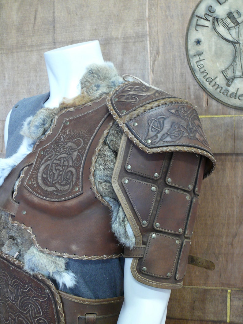 Viking Leather Shoulder LARP Armor PDF Pattern. Instructions Included ...