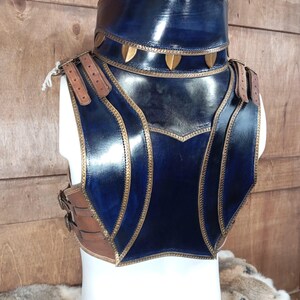 Leather Warlock Armor Cuirass Pattern: Dnd LARP Mage Chest (PDF ...