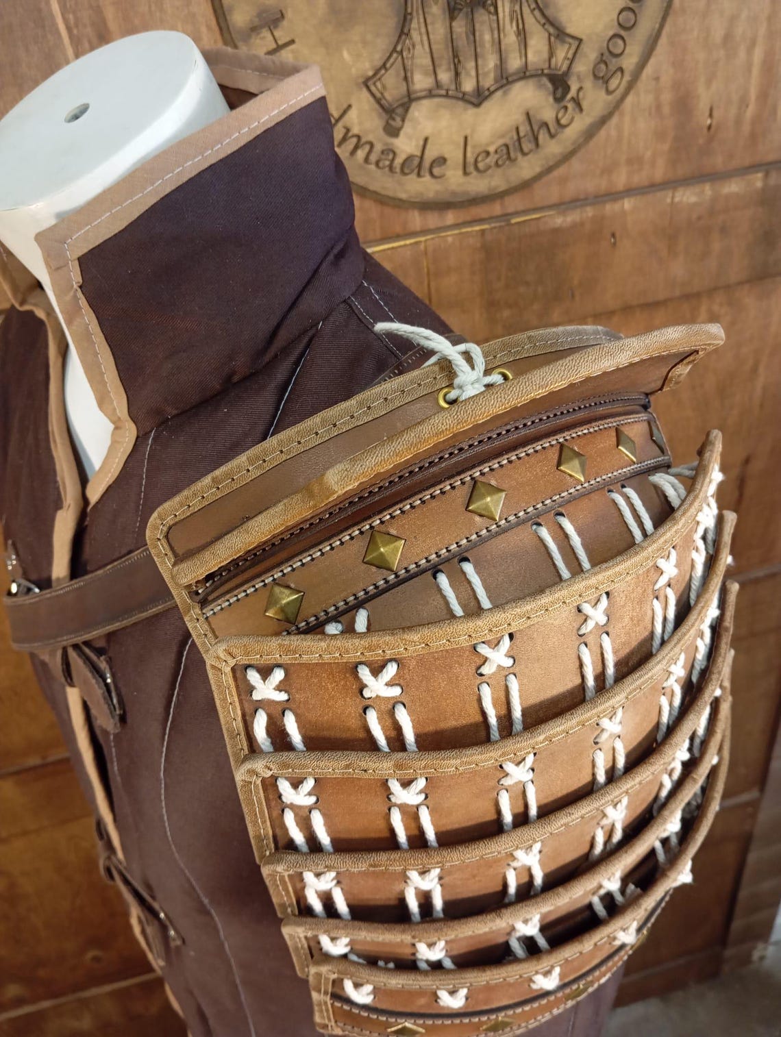Leather Samurai Shoulder Armor Pattern: Hazama Ronin LARP (PDF Pattern ...