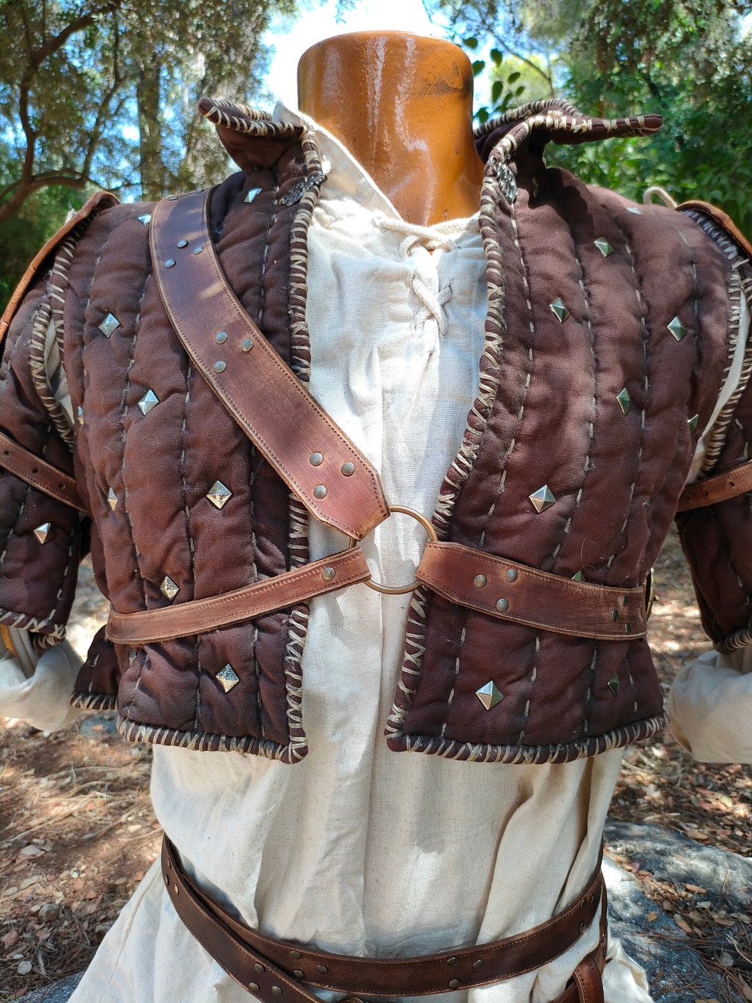 Witcher LARP Leather Baldric Rogue Chest Belt Fantasy Roleplay - Etsy ...