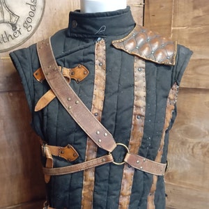 Leather Pattern DIY Witcher LARP Leather Baldric Rogue Chest Belt ...