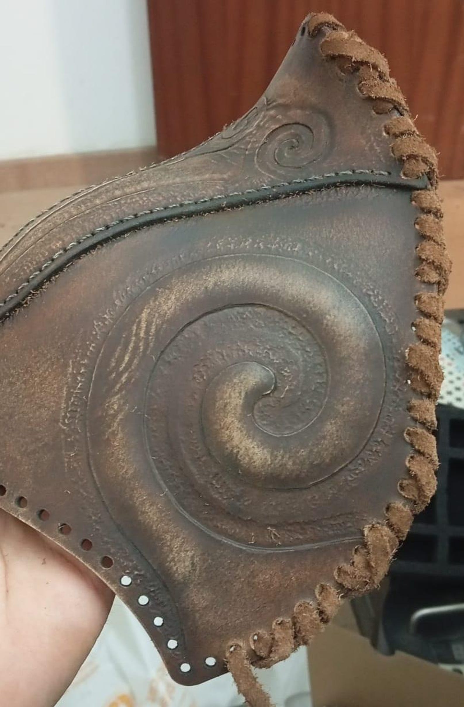 Leather Shoulder Armor Pattern PDF Druid LARP Roleplay Medieval Do It ...