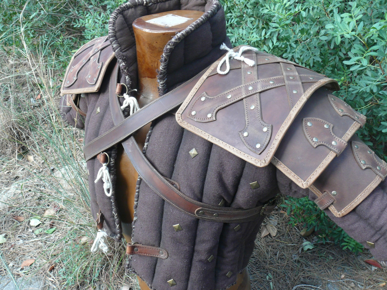 Leather Shoulder Armor Pattern PDF Witcher LARP Roleplay Medieval Do It ...
