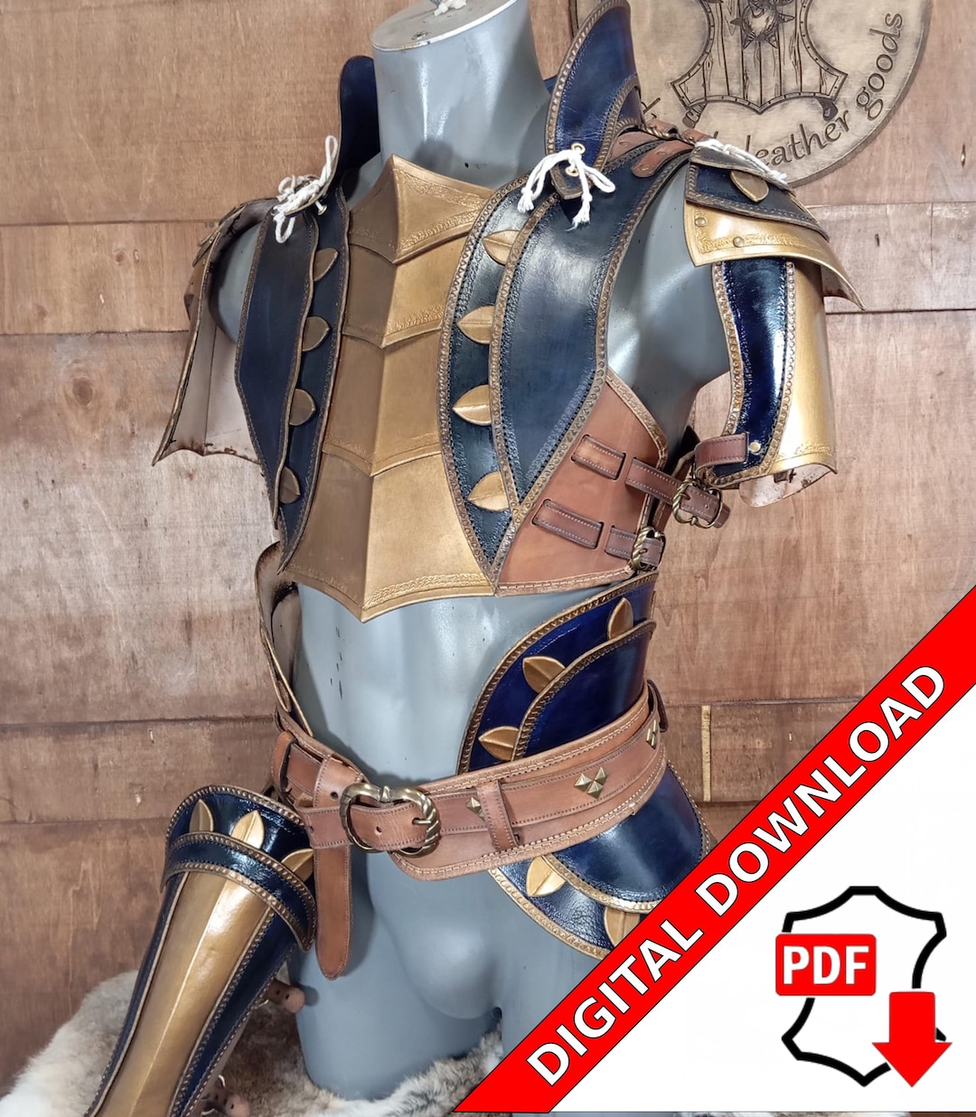 Leather Wizard Armor Pattern PDF With Instructions - Etsy