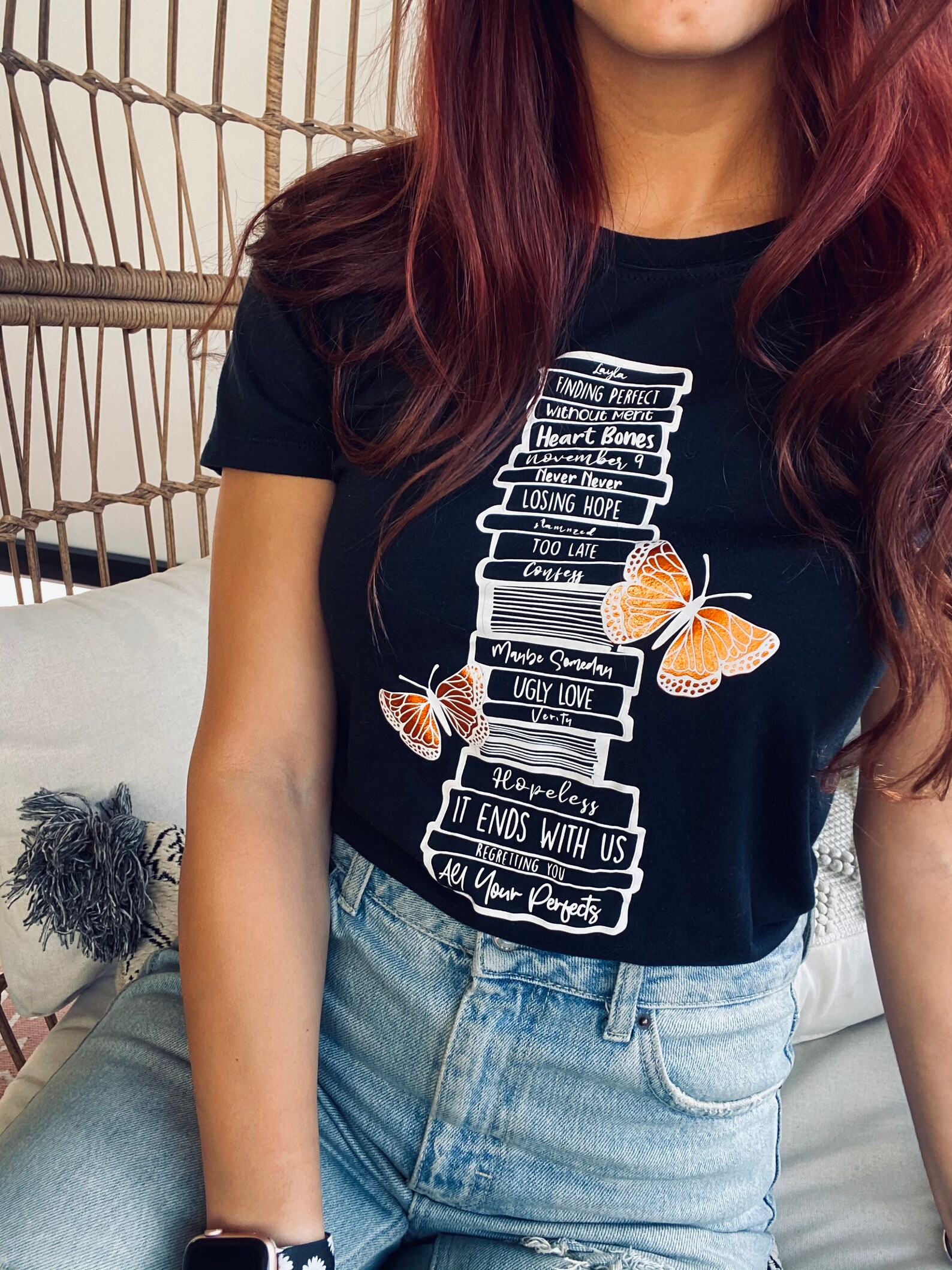 Colleen Hoover Book Stack T-shirt - Etsy