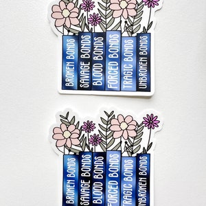 Broken Bonds Inspired Book Stack Sticker - Etsy