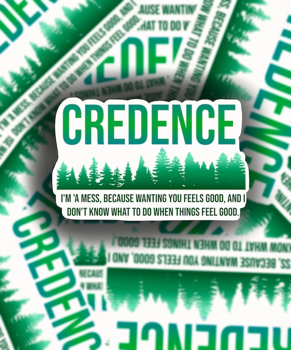 Credence Sticker - Etsy