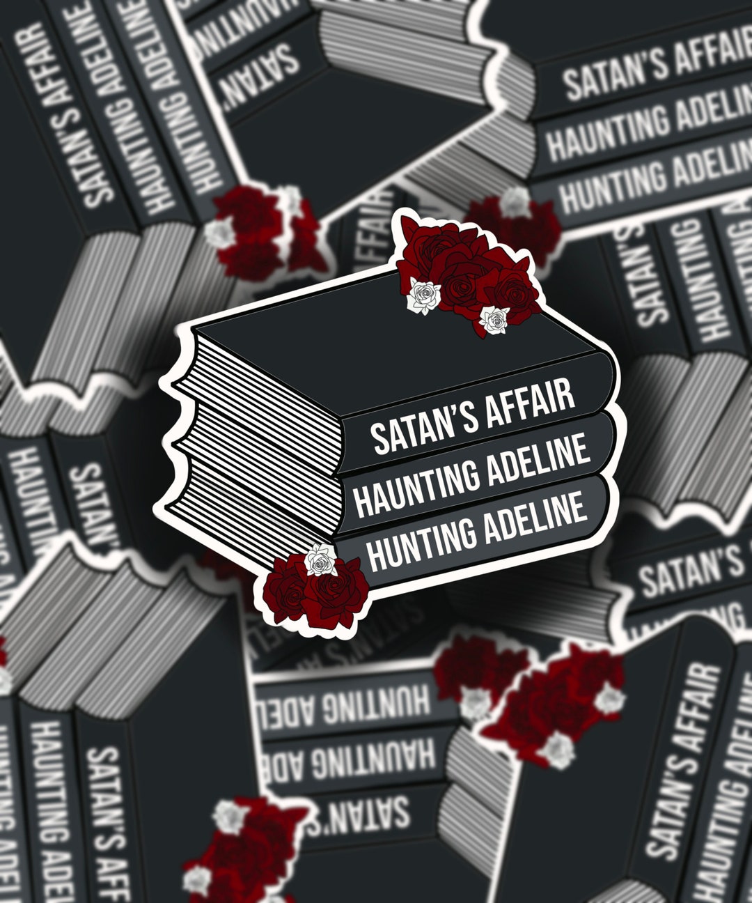 Daddy Zade Book Stack Sticker - Etsy