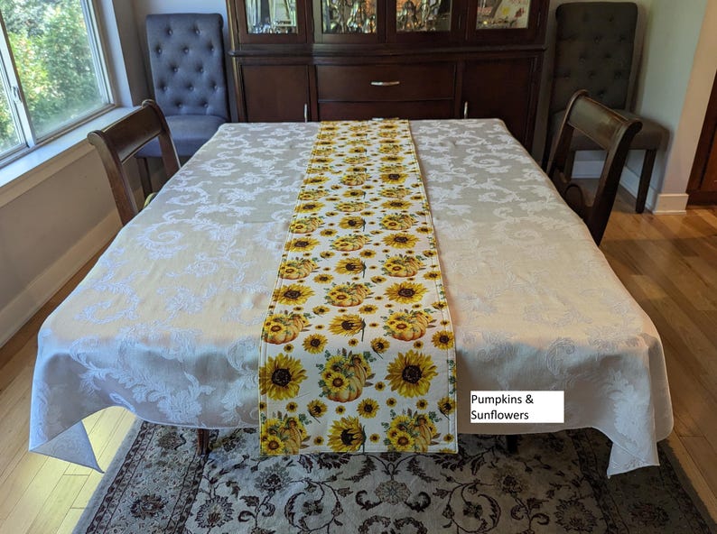 Table Runner - Pumpkins - Etsy