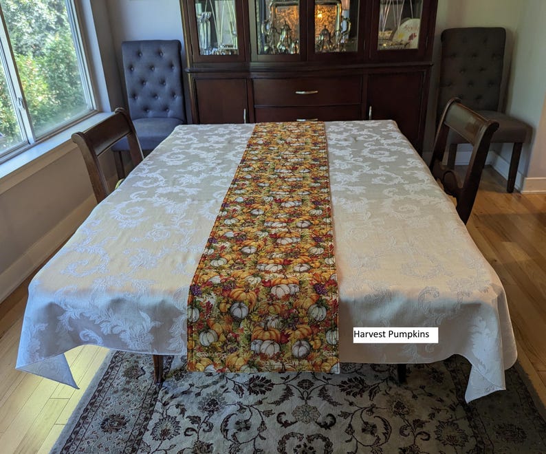 Table Runner - Pumpkins - Etsy