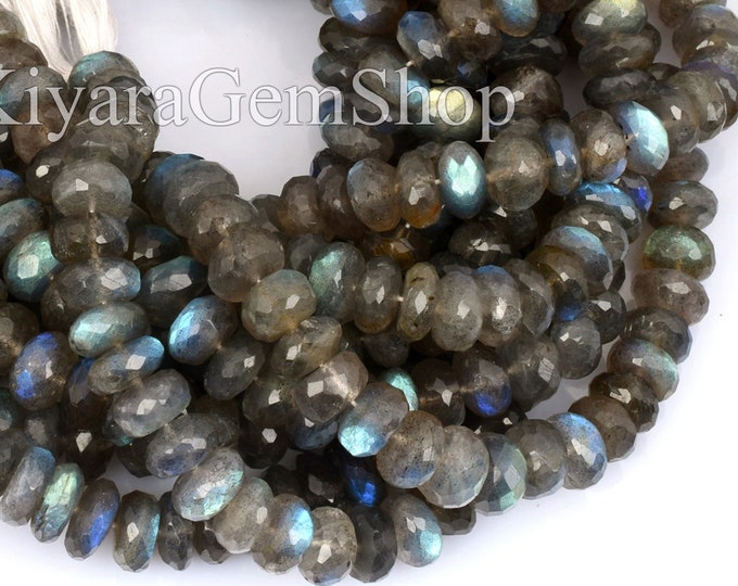 Faceted Labradorite Beads Blue Fire Labradorite Gemstone - Etsy