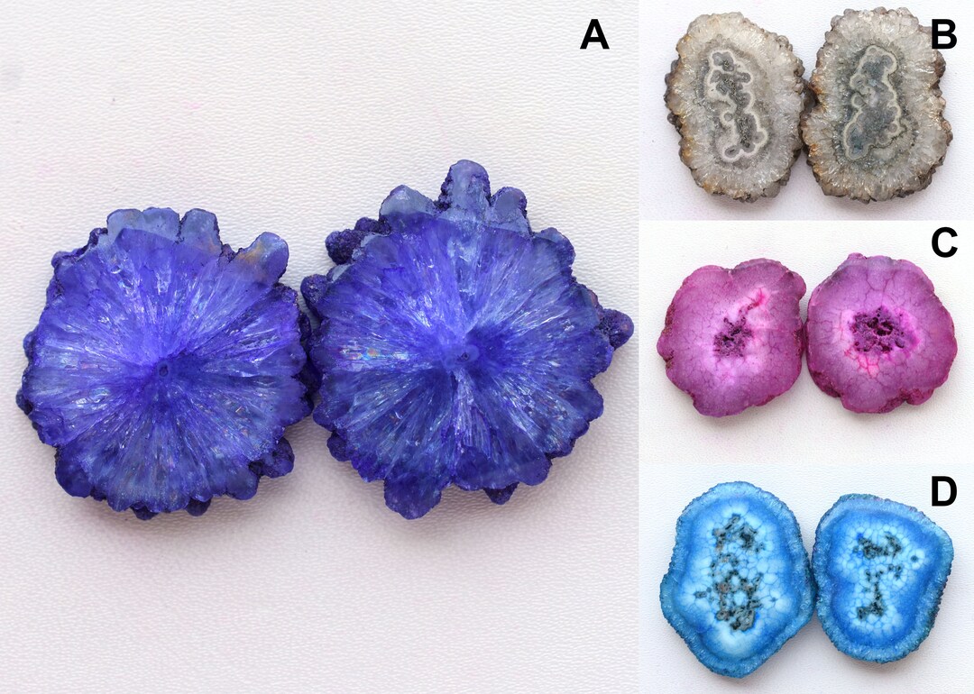 Amazing Solar Quartz Gemstone Pair, Divine Solar Quartz Pair for Making ...