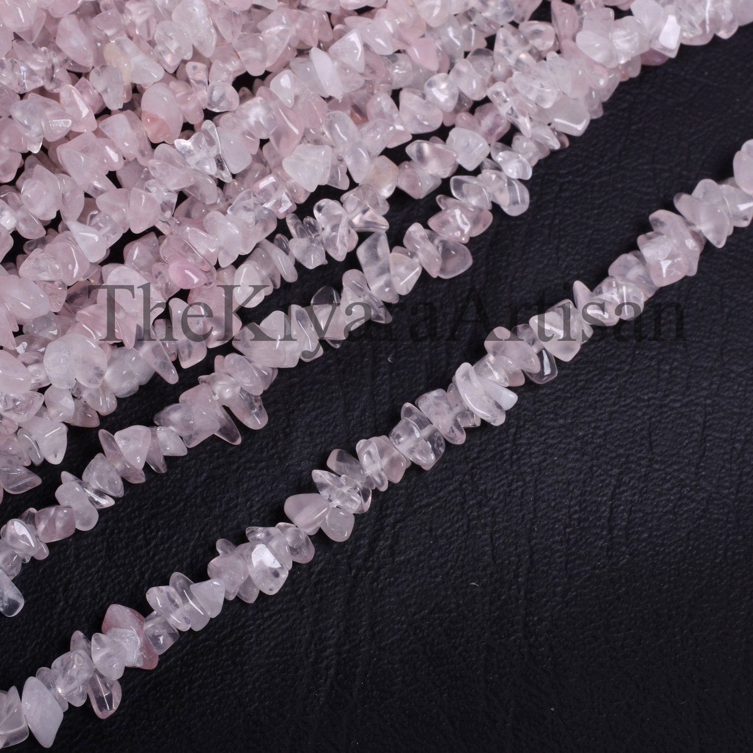 Natural Pink Rose Quartz Uncut Chips Smooth Rose Quartz Raw - Etsy