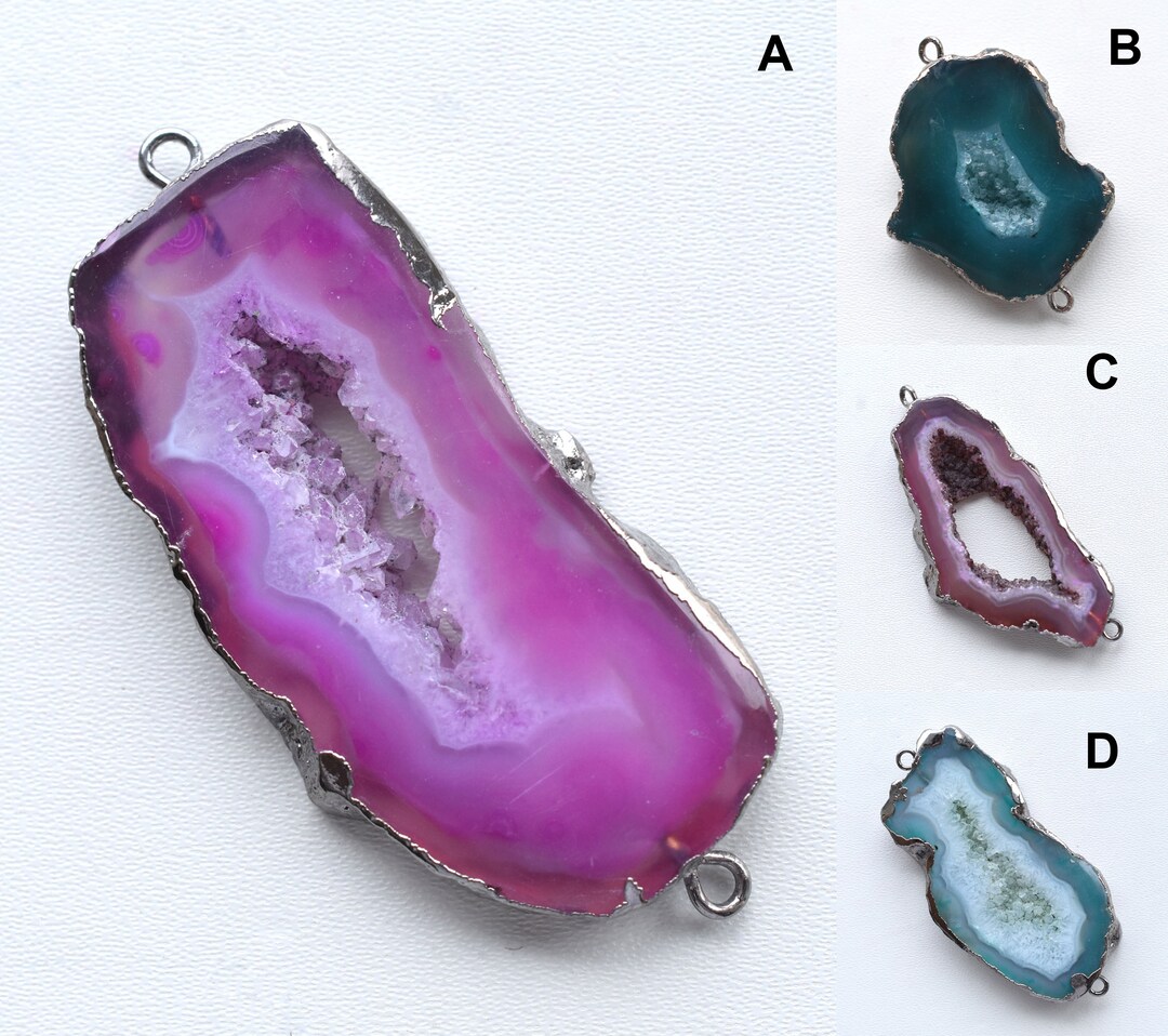 Pink Solar Quartz Connectors Solar Quartz Connectors - Etsy