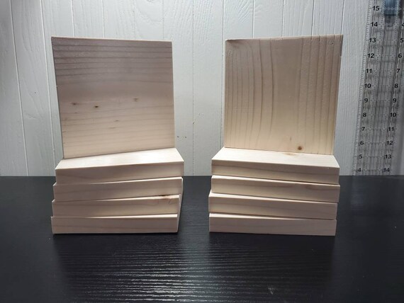 5x5 Wood Blocks 5 1/2 X 5 1/2 Unfinished Wood | Etsy